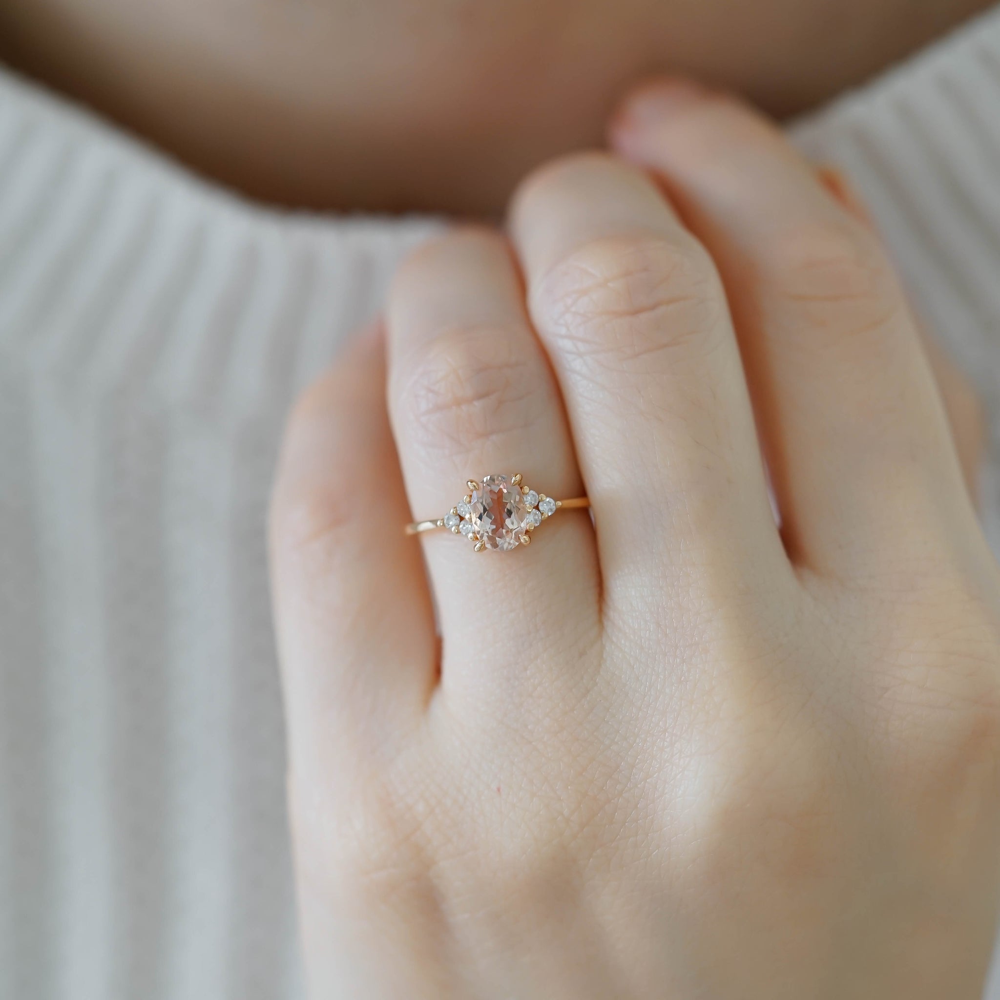 DAISY MORGANITE TEKTAŞ – Burcu Okut Jewellery