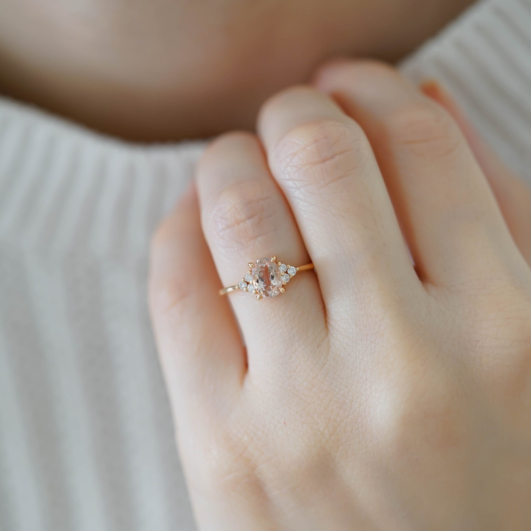 DAISY MORGANITE TEKTAŞ – Burcu Okut Jewellery