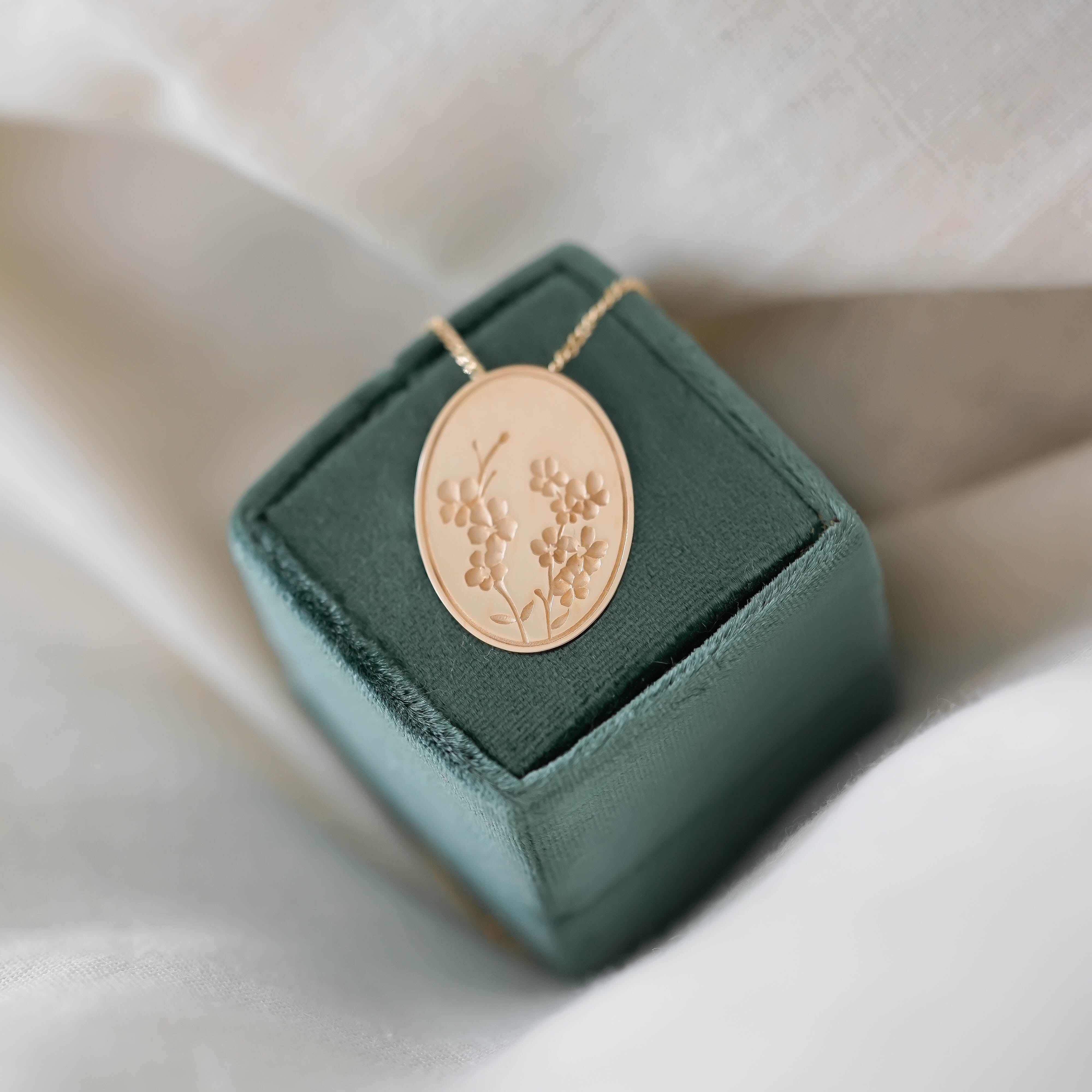 FORGET ME NOT SARI ALTIN KOLYE - EYLÜL AYI / BENİ UNUTMA ÇİÇEĞİ – Burcu ...