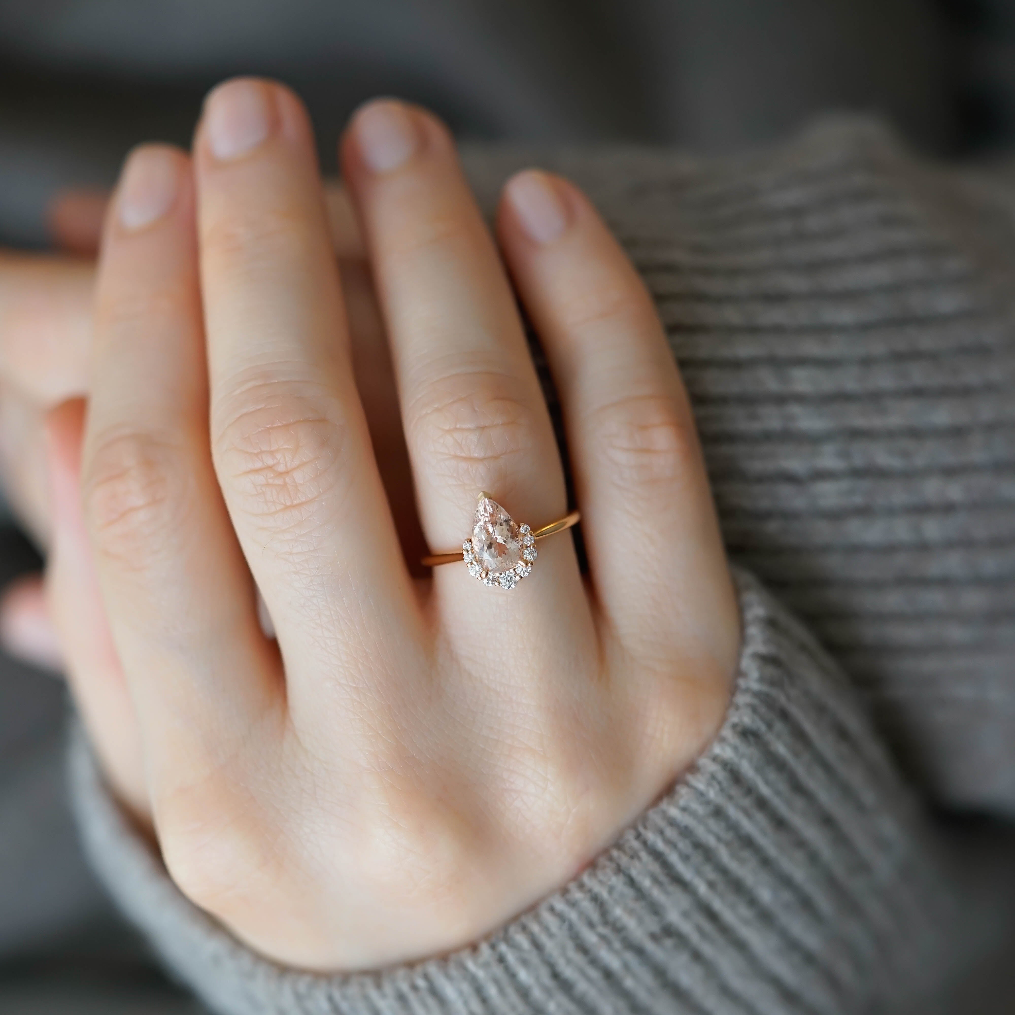 TAÇ MORGANITE TEKTAŞ – Burcu Okut Jewellery