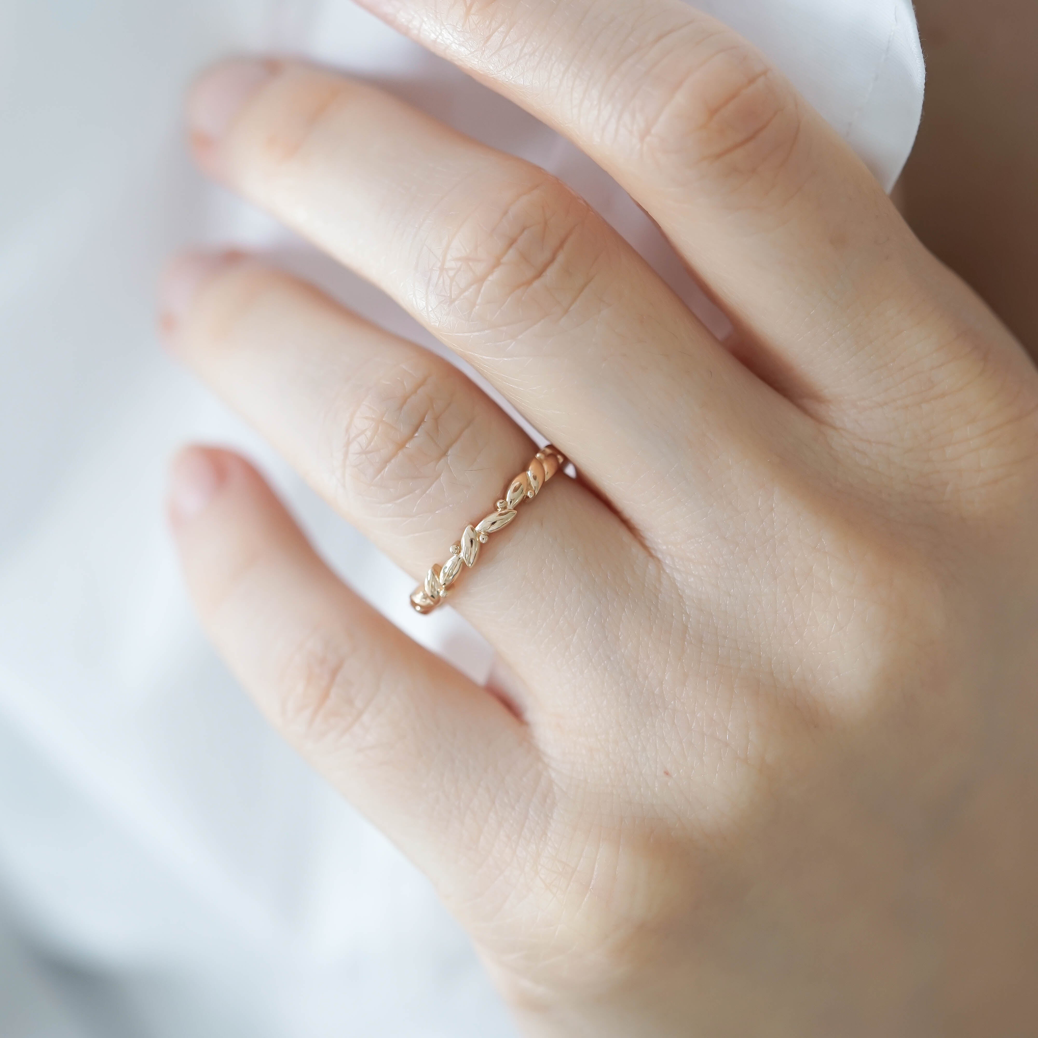 JASMIN SADE KADIN ALYANS – Burcu Okut Jewellery