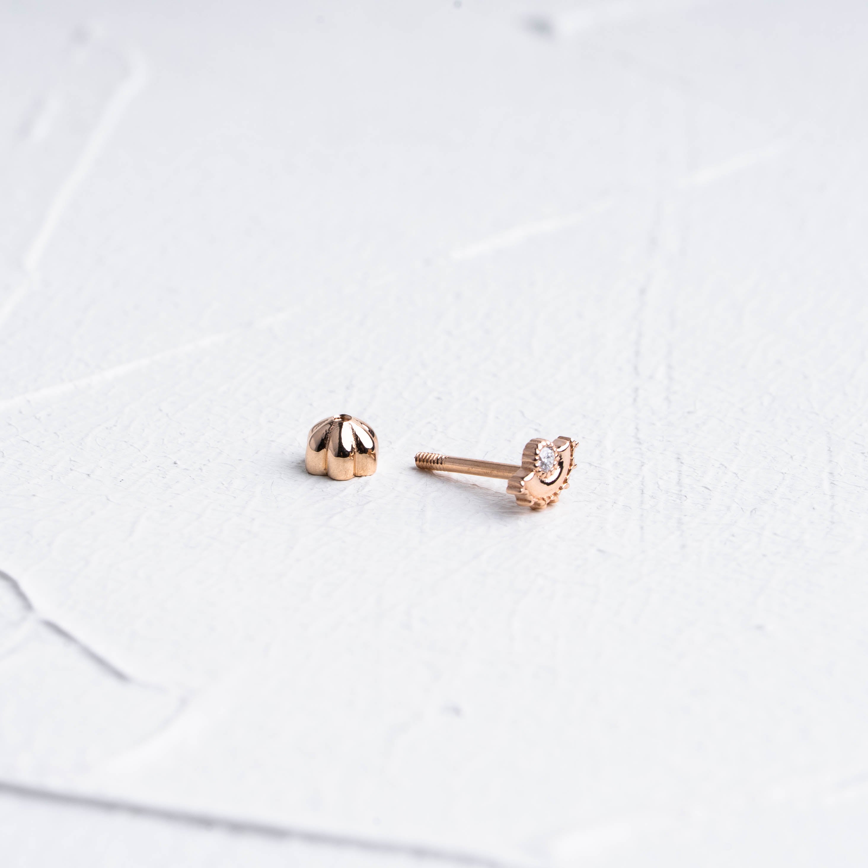 ECLIPSE PIERCING - ROSE ALTIN – Burcu Okut Jewellery