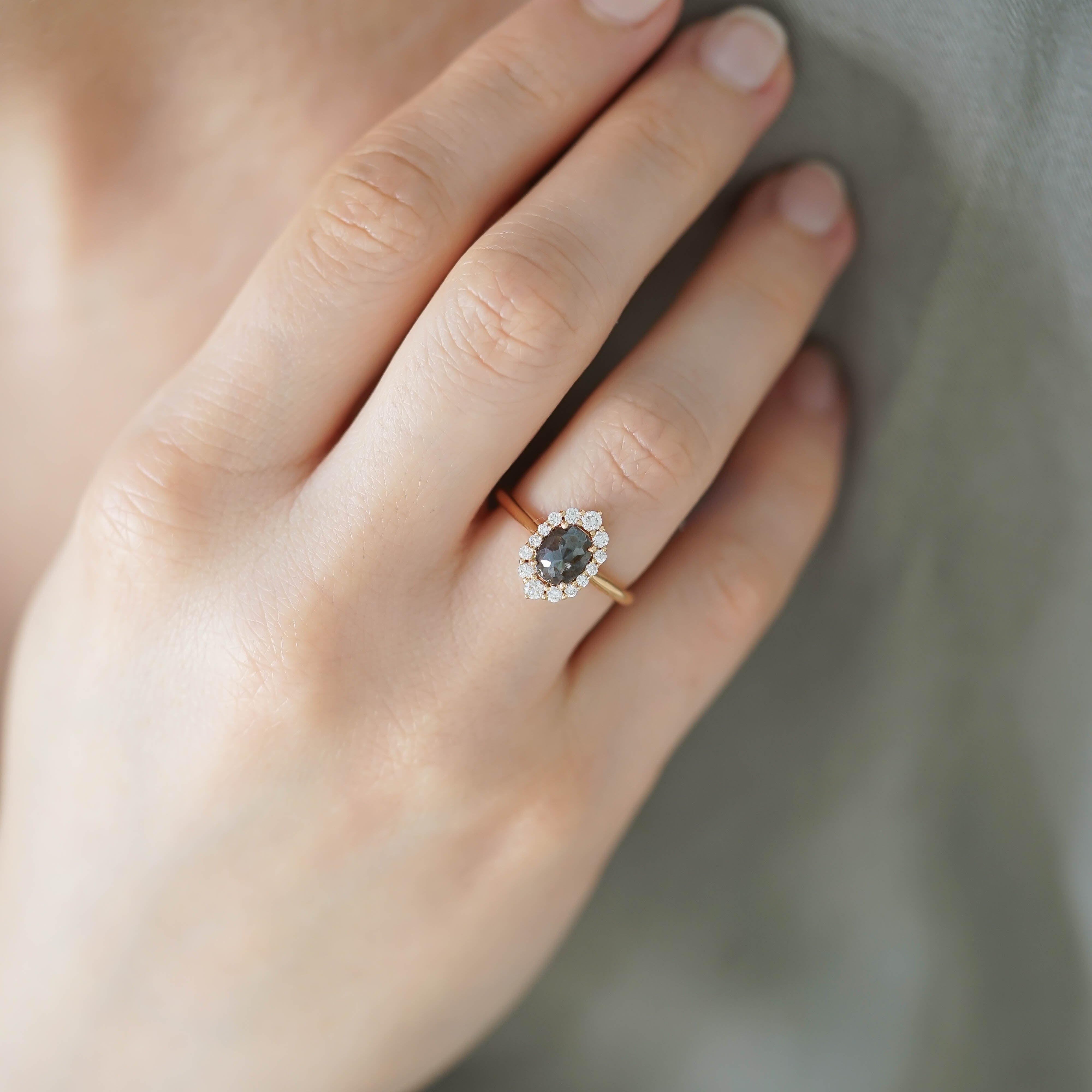 LOTUS HAM ELMAS TEKTAŞ – Burcu Okut Jewellery