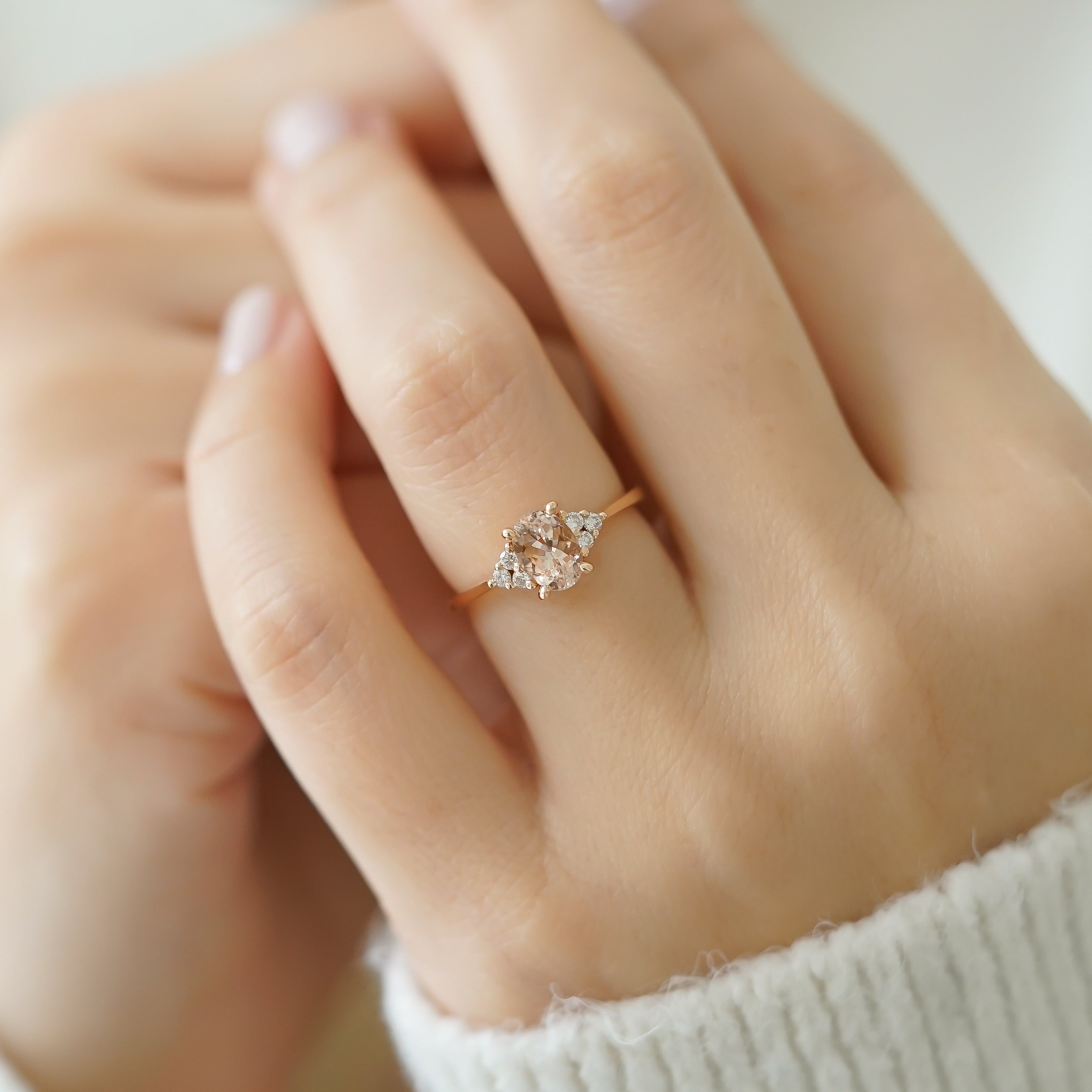 DAISY MORGANITE TEKTAŞ – Burcu Okut Jewellery